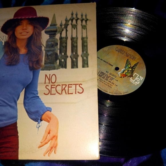 Other | Carly Simon No Secrets 1972 Elektra Records Vinyl Album Vgvg ...